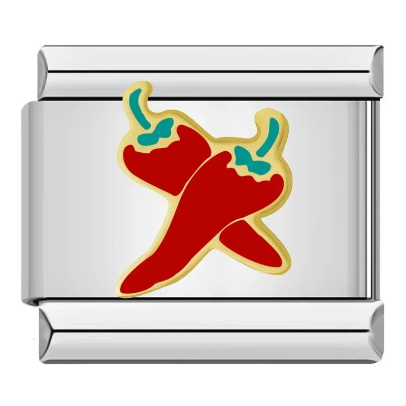 Red Peppers - Silver Charm – Italycharm