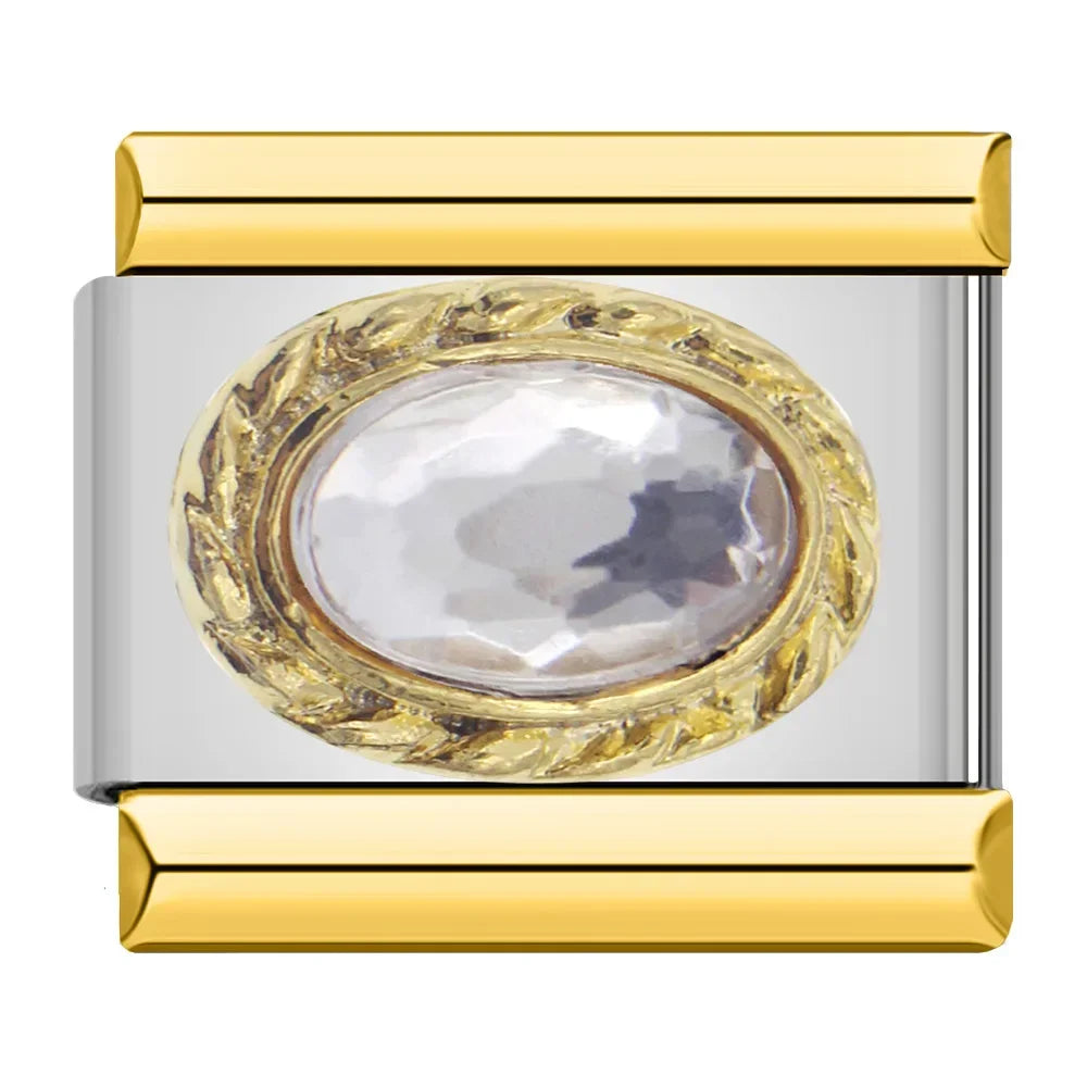 Royal Krystal Resin - Silver & Gold Charm – Italycharm